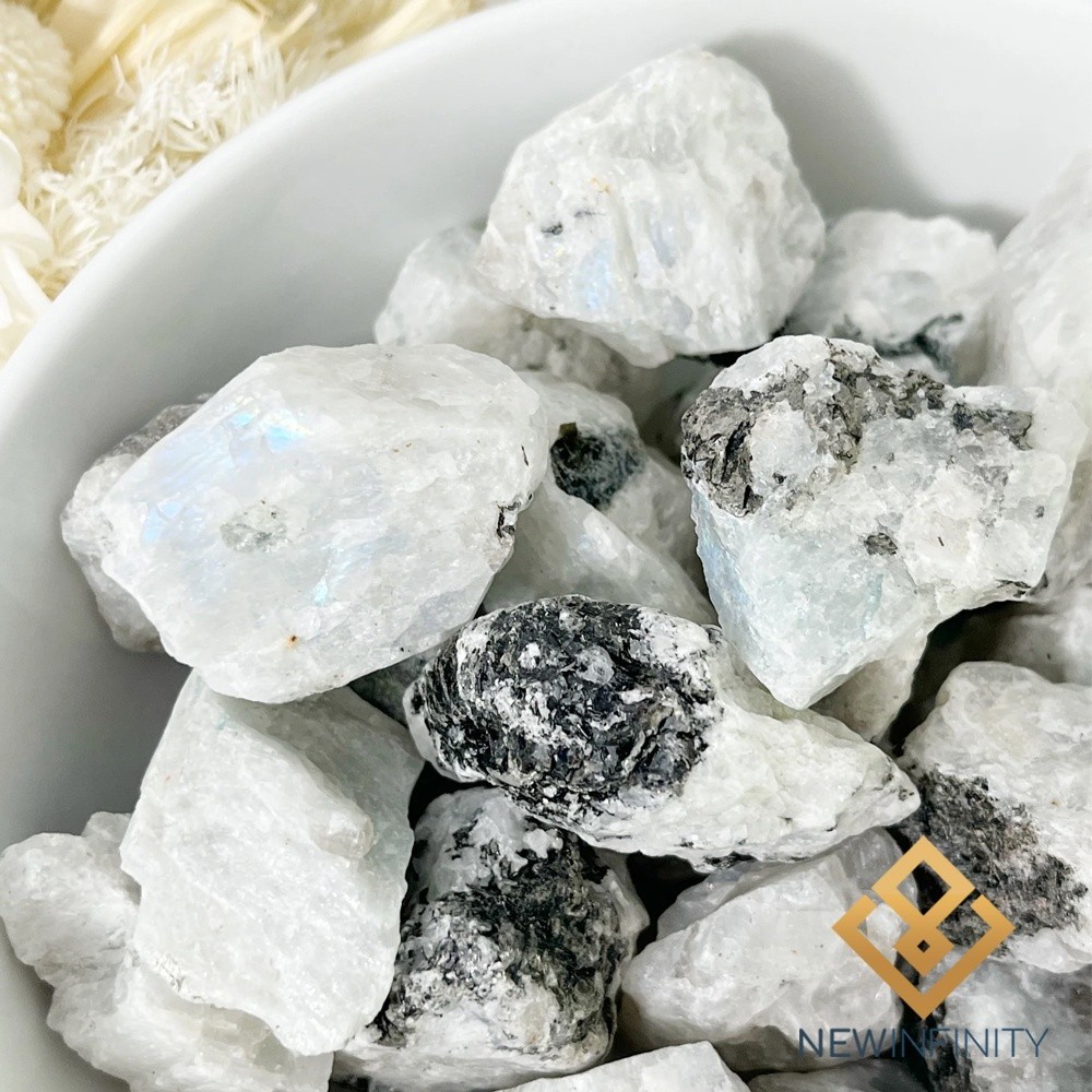 Pedra da Lua Bruta Indiana Natural moonstone 5cm | Shopee Brasil
