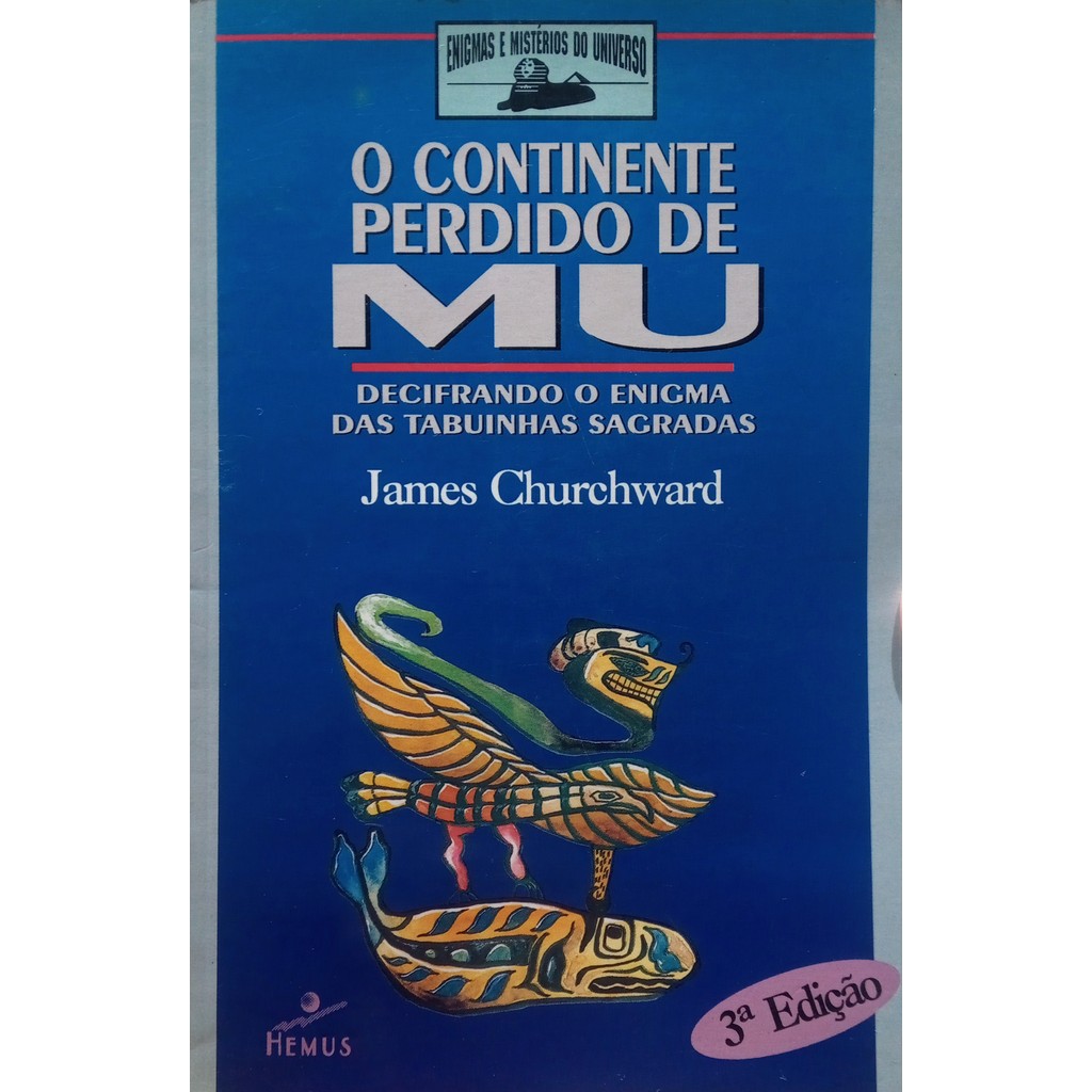 O Continente Perdido de Mu - James Churchward | Shopee Brasil