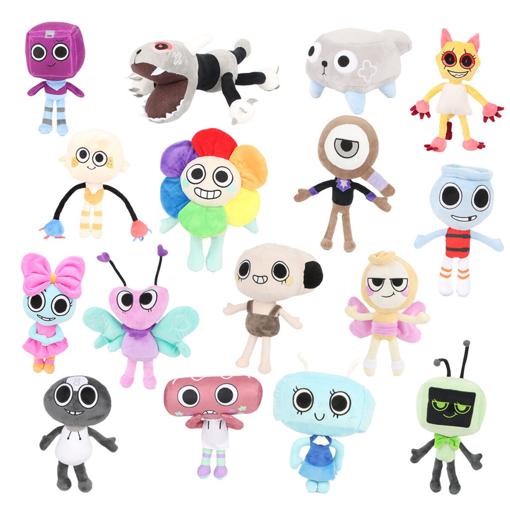 Dandy's World Plush Pebble Finn Flutter Dandys Plushie Jogo De Terror ...
