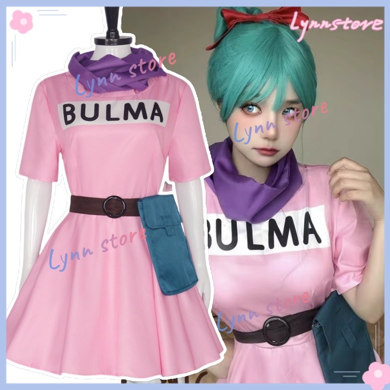 Criança/Adulto Tamanho DRAGON BALL BULMA Cosplay Traje BURUMA Vestido ...