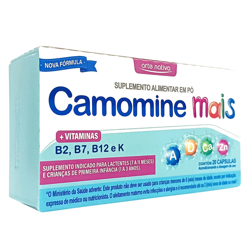Camomine Mais Cápsulas Arte Nativa | Shopee Brasil