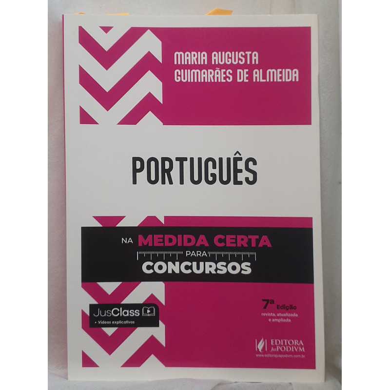 Livro Portugues - Na Medida Certa Para Concursos - Maria Augusta ...