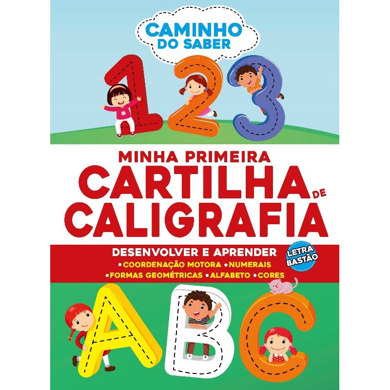 Minha Primeira Cartilha de Caligrafia | Shopee Brasil