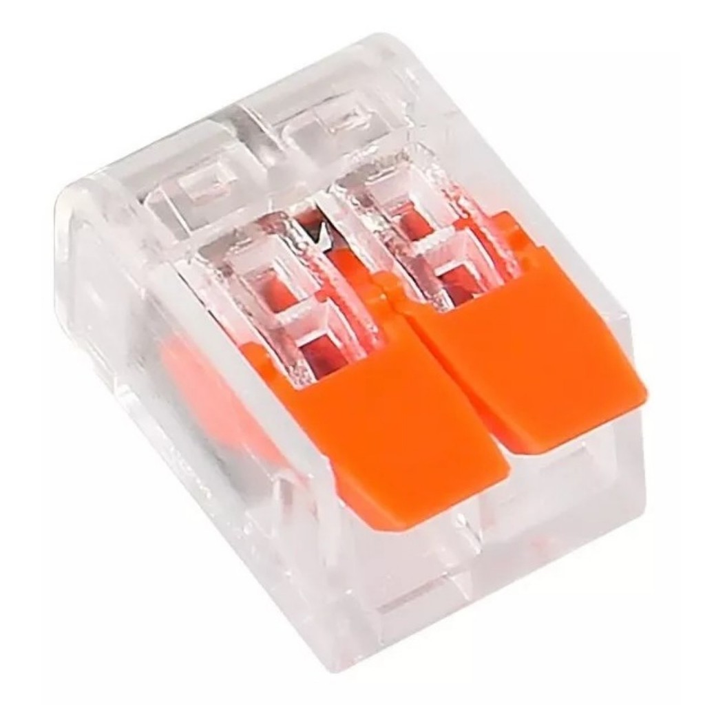 Kit 10 Conector Emenda Para Fios Elétrico Chuveiro 2 Polos Flexível 0,5 ...
