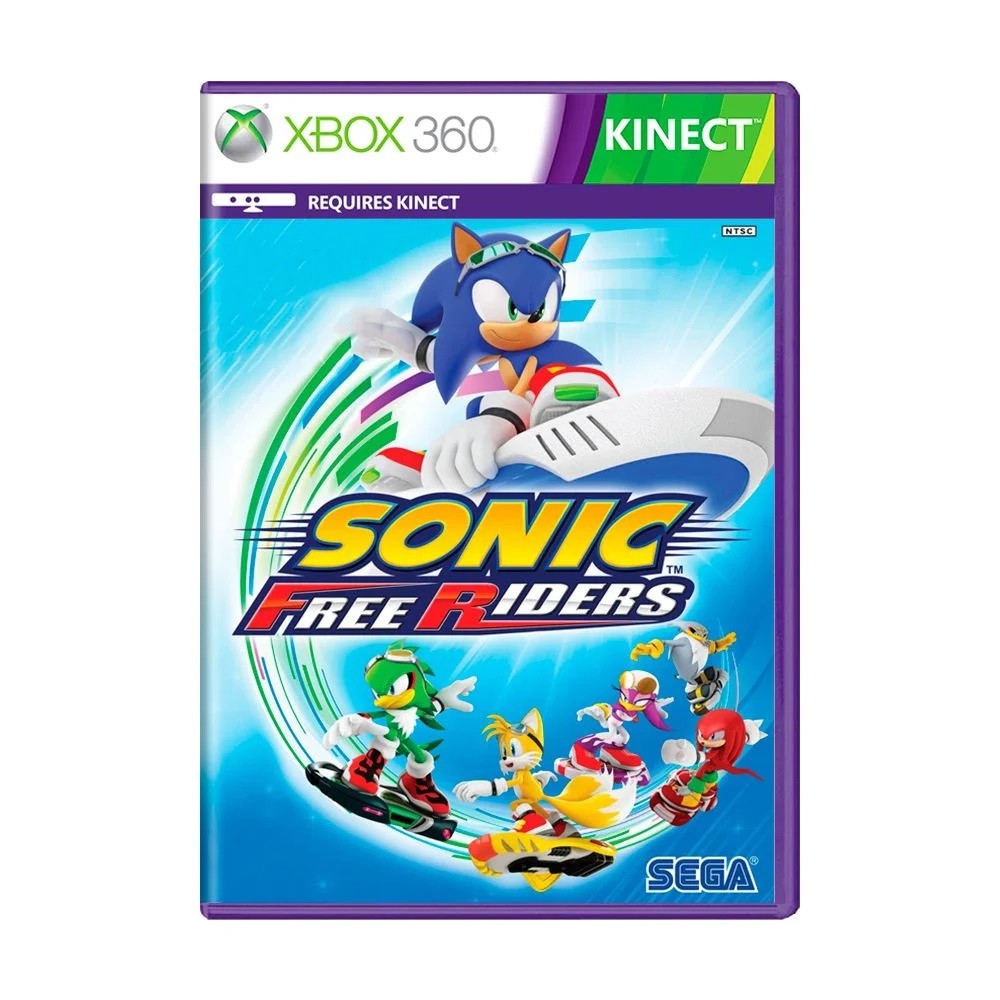 Jogo Sonic Free Riders - Kinect - Xbox 360 - Mídia Física (USADO ...
