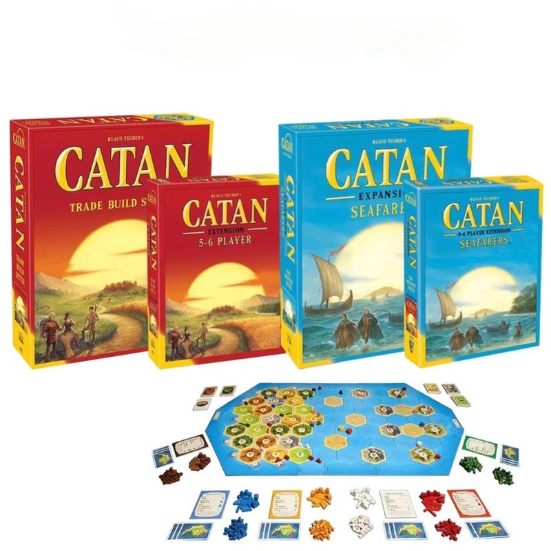 Assentavos De Catan Board Game Extension Seafahrers Expansão Festa ...