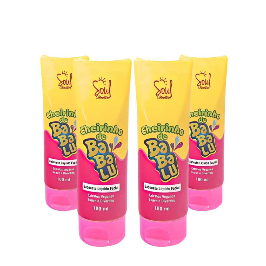 Kit - 3 unidades Sabonete Liquido Corporal Hidratante - BABALU | Shopee ...