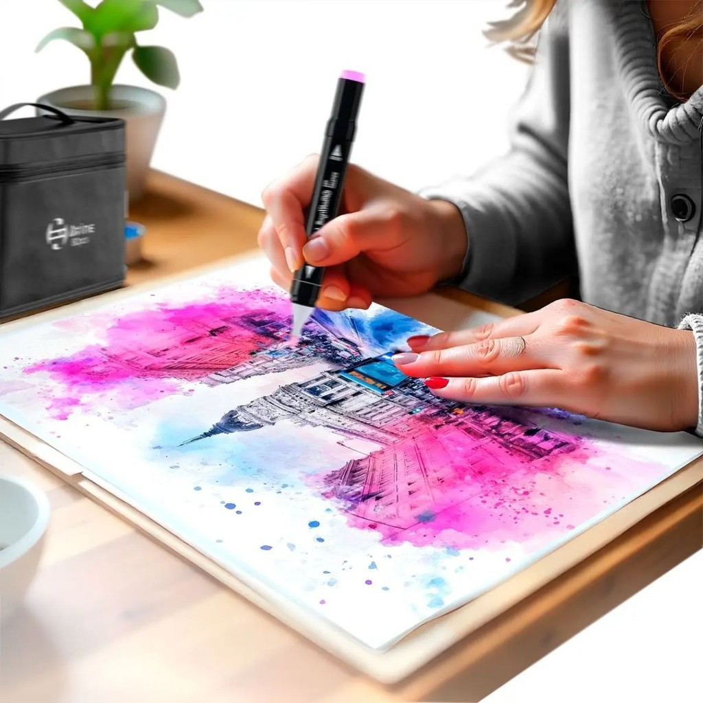 Canetão Marcadora Touch marçker De Ponta Dupla Conjunto De Canetas De ...