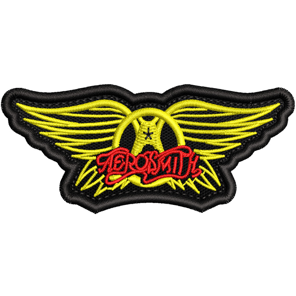 Patch Bordado Aerosmith 8x3,5cm | Shopee Brasil