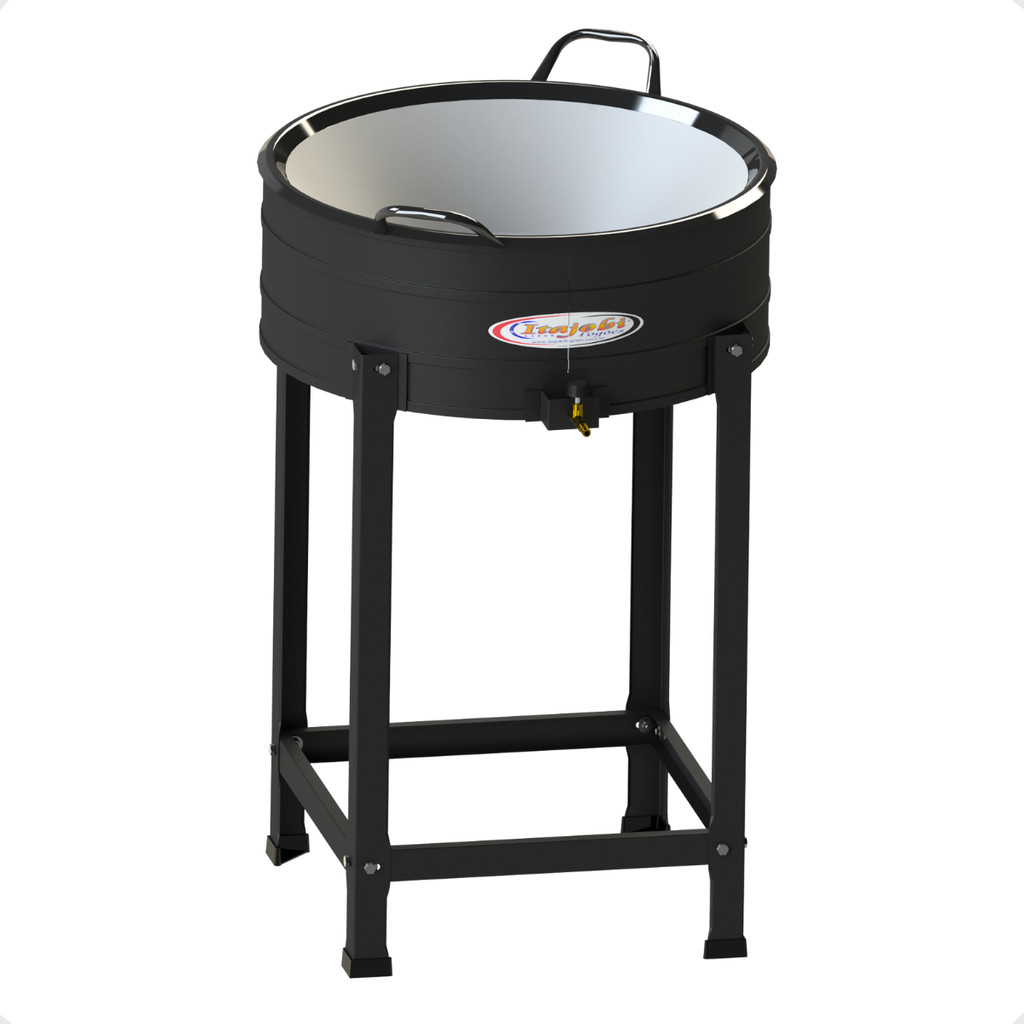 Fritador A Gas Ap Fritadeira Pastel Salgados Tacho 55cm 19l | Shopee Brasil