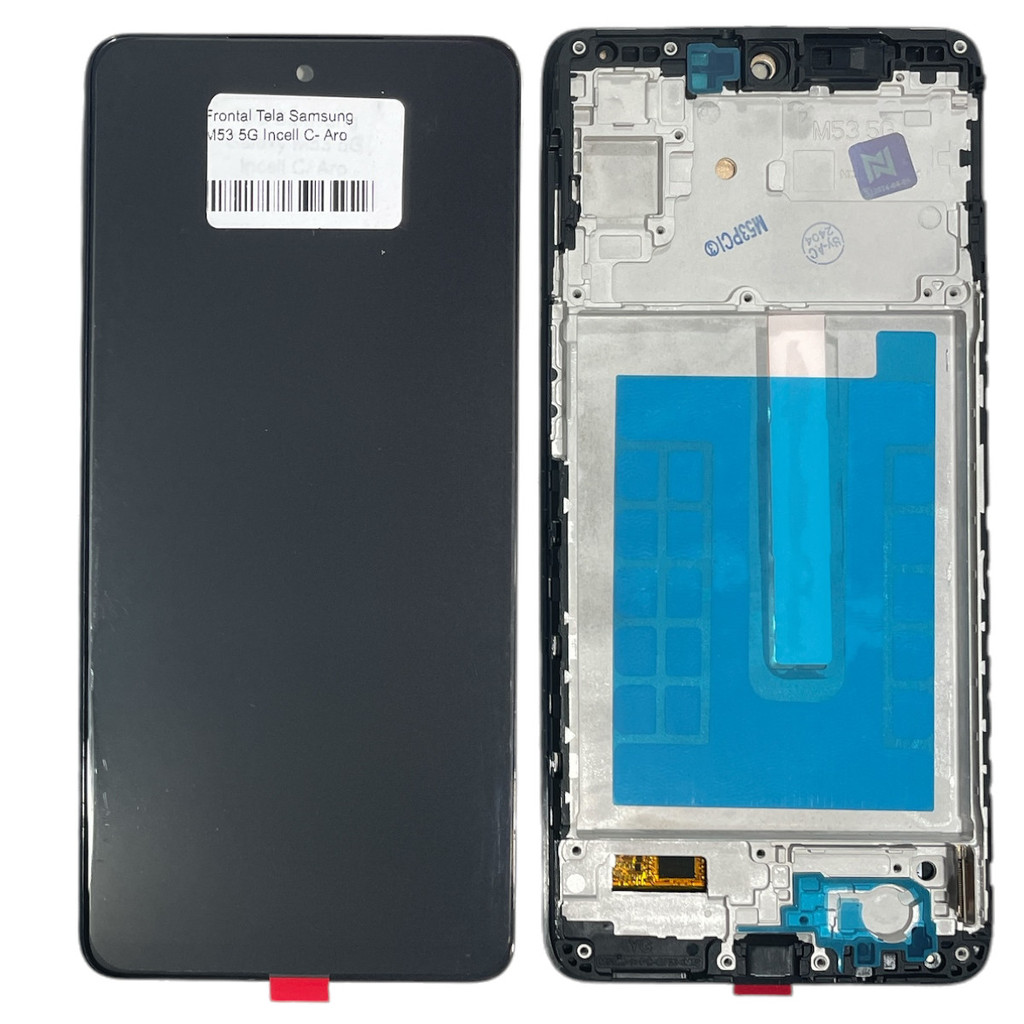 Tela Display Frontal Compatível Samsung M53 5G Incell C- Aro | Shopee ...