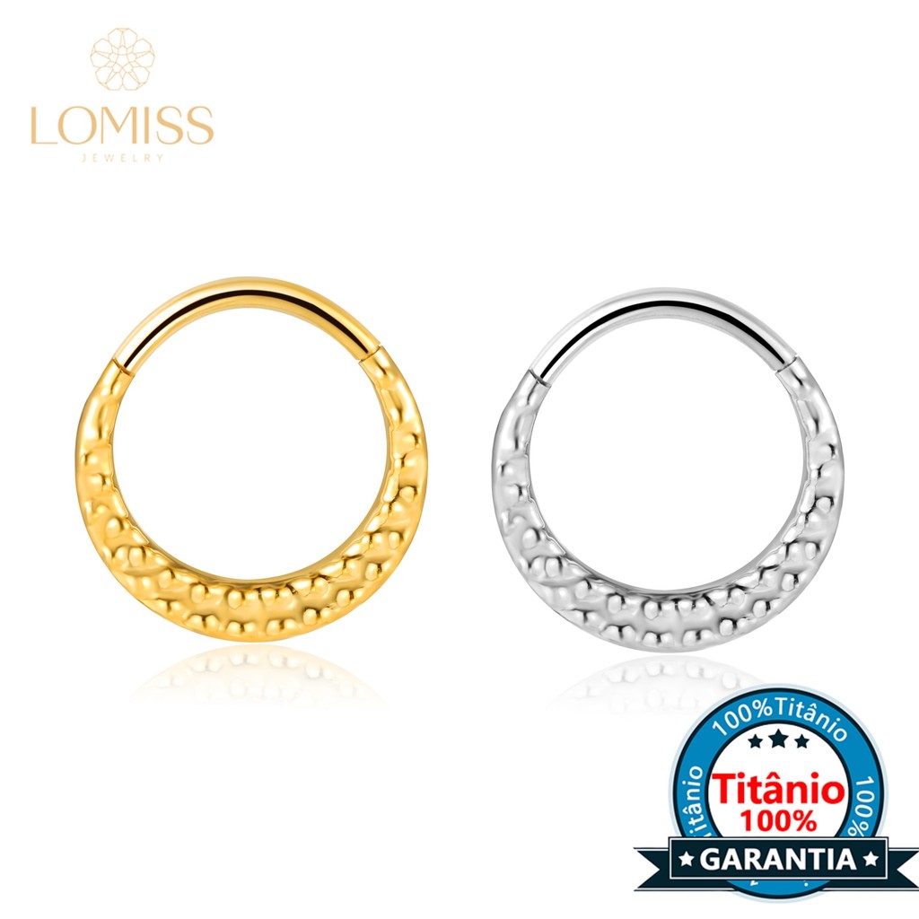Piercing Argola Titânio Helix Septril Rook Conch Segmento Articulado ...