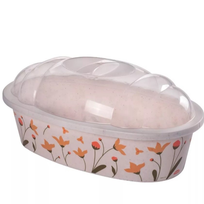 POTE Porta Pão de Plástico com Tampa Borboleta para mesa cozinha plasutil 6693 | Shopee Brasil
