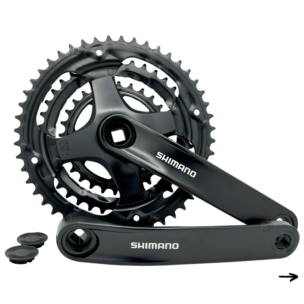 PEDIVELA SHIMANO TOURNEY FC-TY301 175MM PONTA QUADRADA - COROAS 48/38/28 - 3X7V / 3X8V | Shopee ...