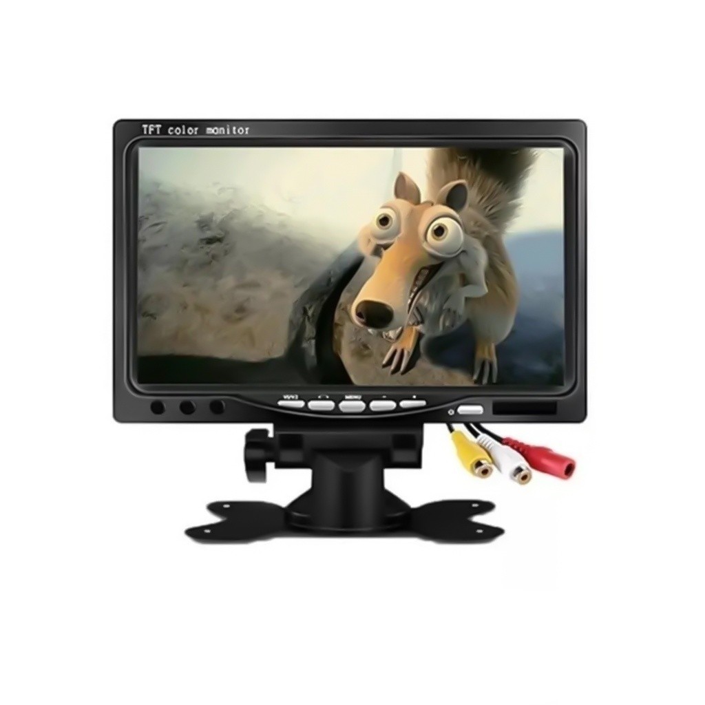 Tela Lcd 7 Polegadas Portatil Monitor Veicular Digital Top | Shopee Brasil