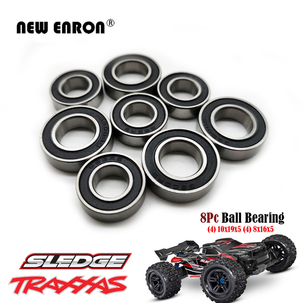 8 Pc Roda Hub Rolamentos de Esferas Kit Borracha Preta Selada Aço ...