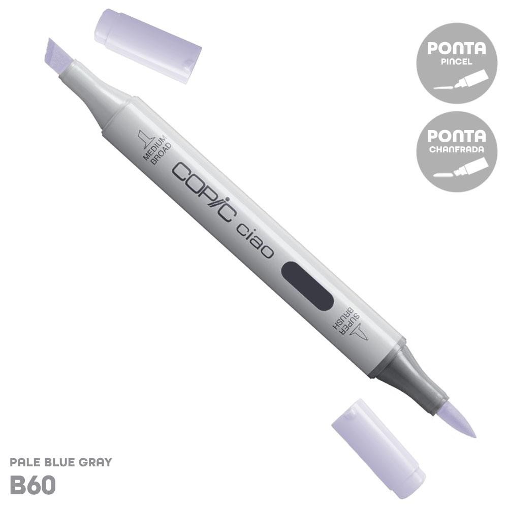 Caneta Copic Ciao Ponta Dupla Pale Blue Gray B60 | Shopee Brasil