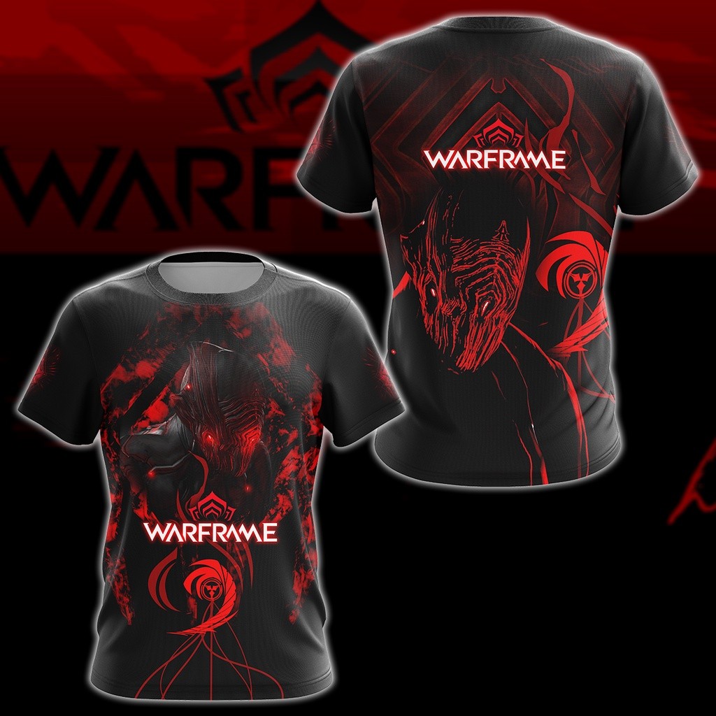 Camiseta 3D De Videogame Warframe Com Impressão Personalizável Manga ...