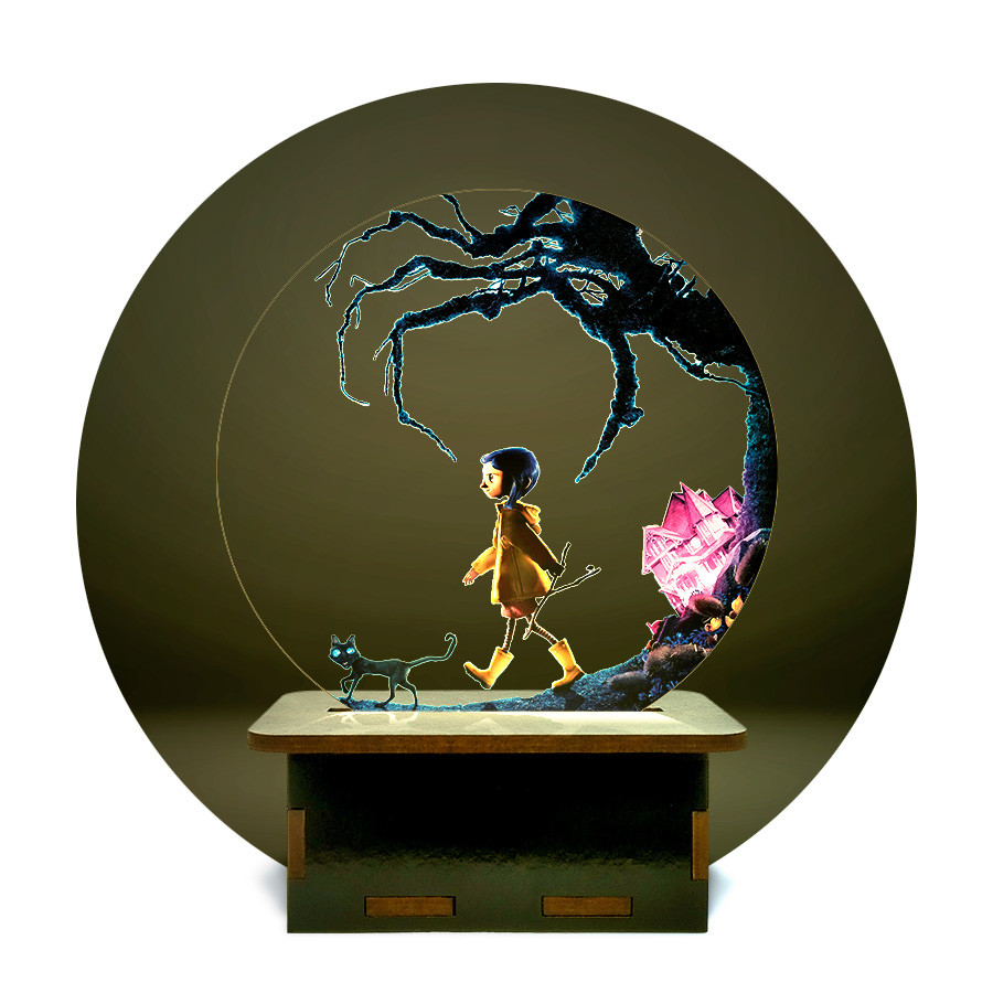 Mini Luminária LED Coraline e o Mundo Secreto UV | Shopee Brasil