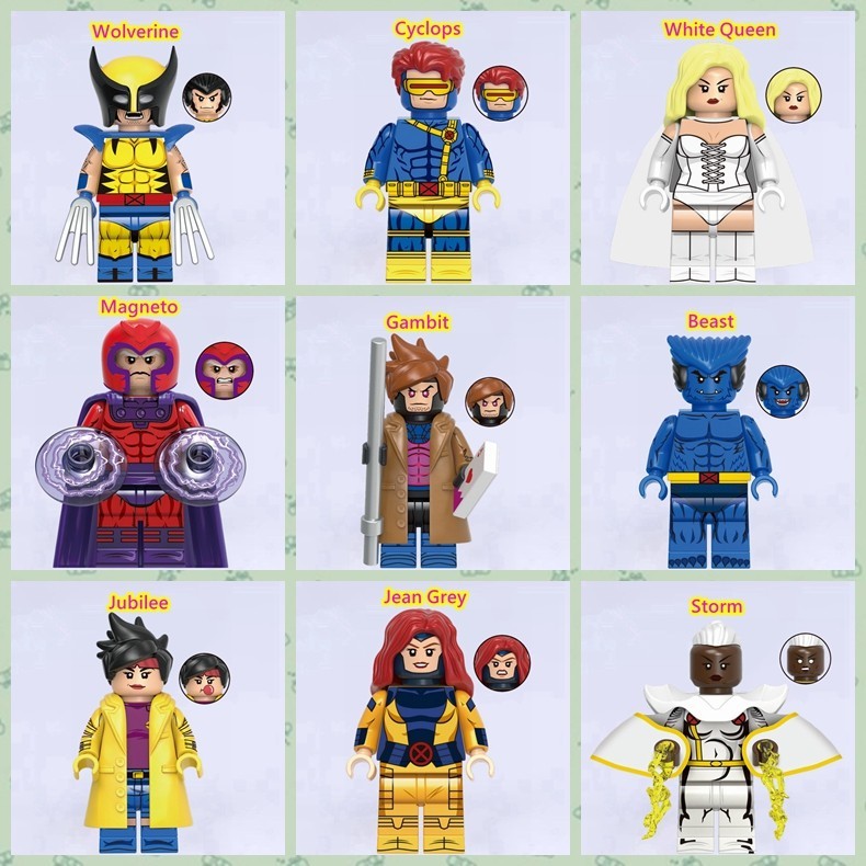 Últimos Ciclops Wolverine Cyclops White Queen Magneto Gambit Beast ...