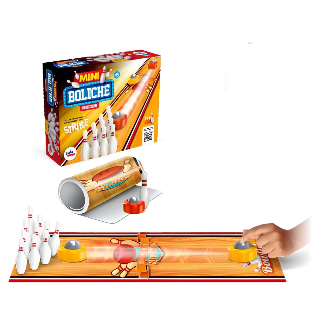 Jogo Mini Boliche Pakitoys | Shopee Brasil