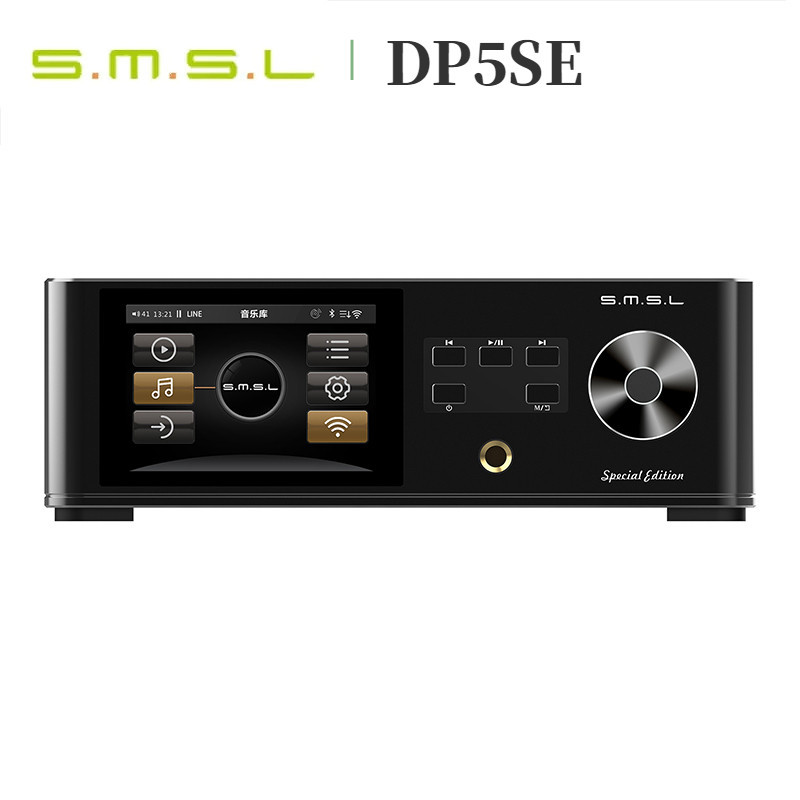 SMSL DP5SE Leitor De Música Em Rede Hi-Fi ES9039Q2M MQA DLAN AirPlay ...