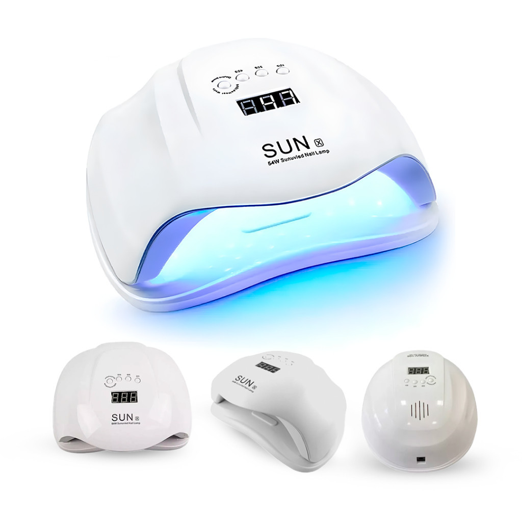 Cabine Sun X 54W 36 Led/Uv Secagem Rápida Unha Gel Acrigel Polygel | Shopee Brasil