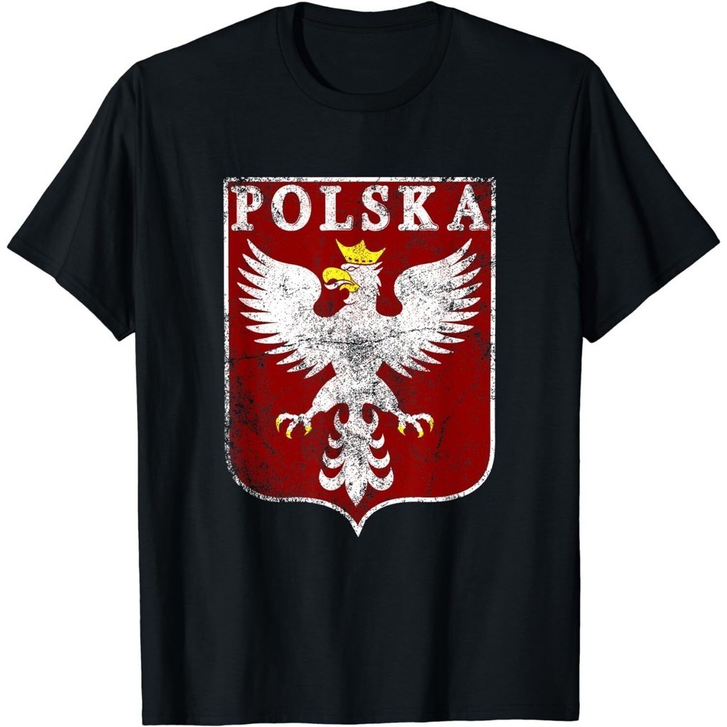 Nova Camiseta Polonês Eagle Polska Polônia Crest For Man | Shopee Brasil