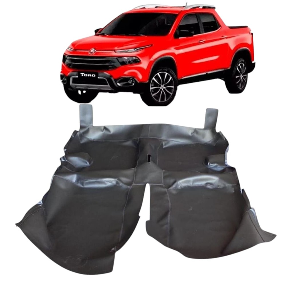 tapete carpete do assoalho fiat toro ate 2025 preto fosco luxo | Shopee ...