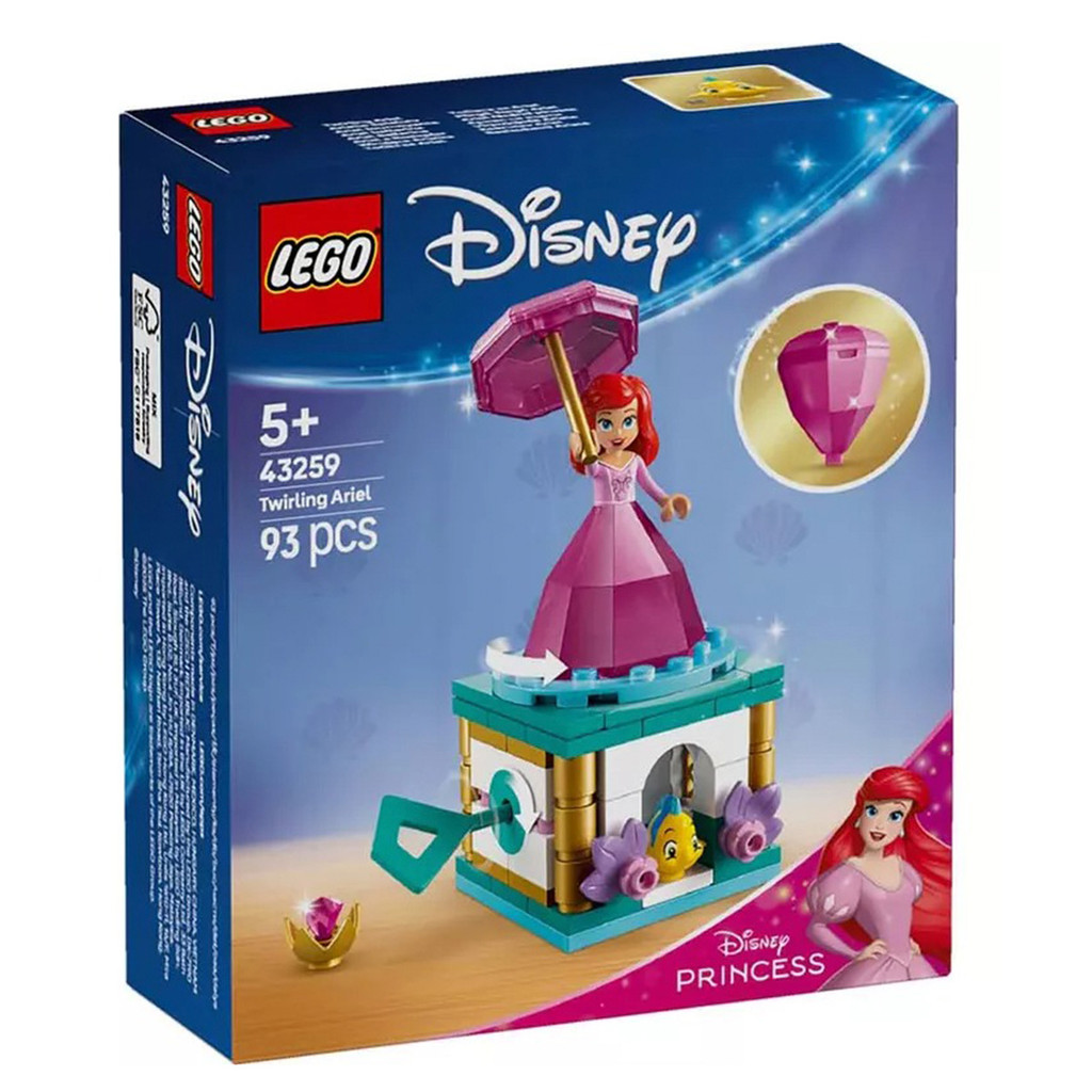 LEGO Disney Princess Ariel Rodopiante 43259 | Shopee Brasil