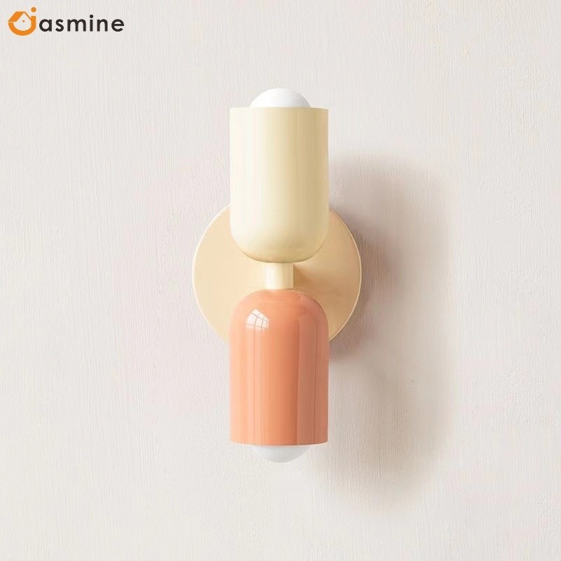 Estilo Creme Quarto Lâmpada De Parede Cabeceira Nordic designer Sala ...