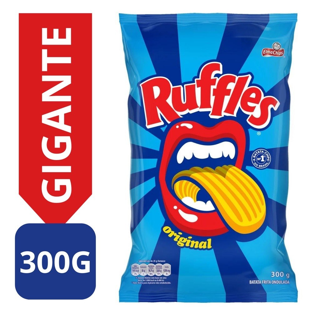 Batata Ruffles Original 300g Gigante Salgadinho Snack | Shopee Brasil