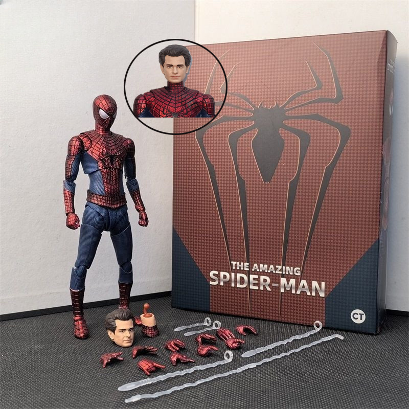 Homem-Aranha Andrew Garfield Tobey Maguire Black Suit Action Figure Ver ...