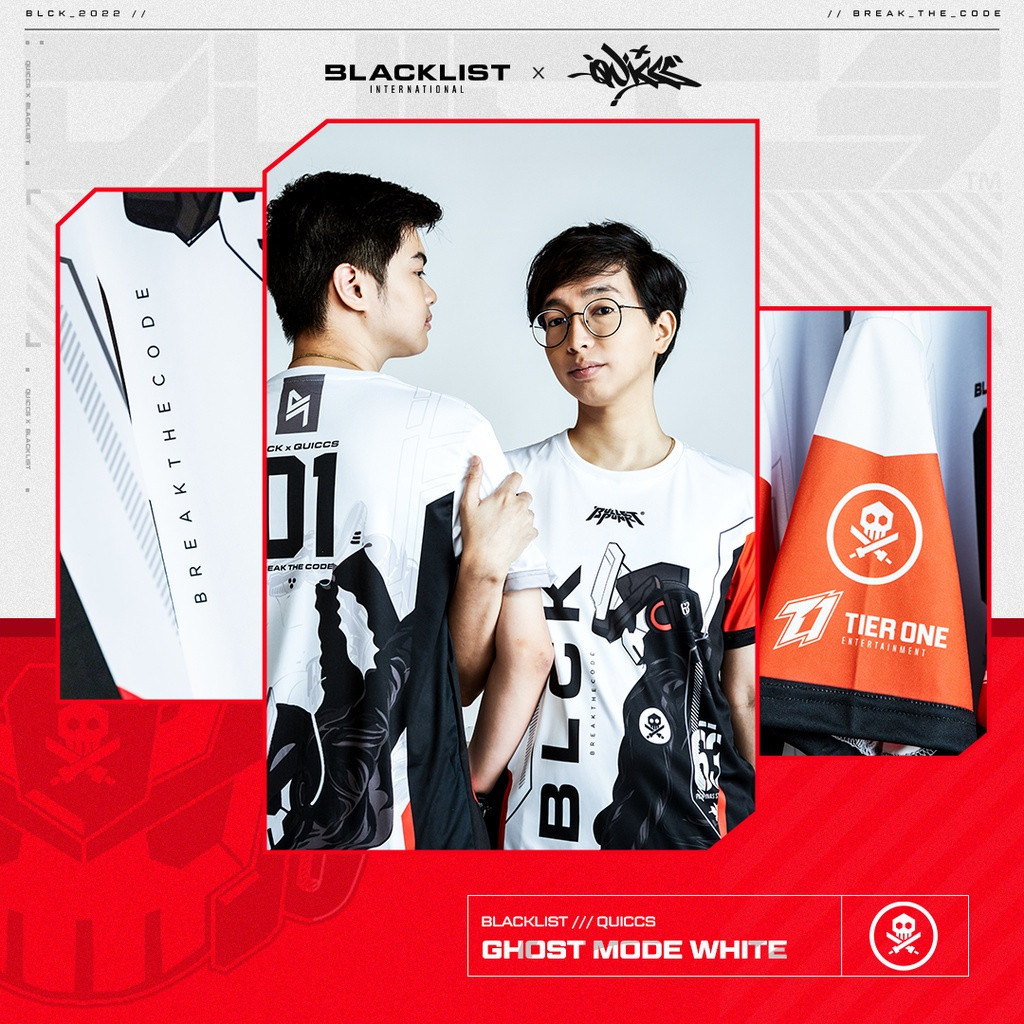 S10 Lista negra International Jersey S10 Apelido Grátis// Quiccs (Ghost Mode Branco) | Shopee Brasil