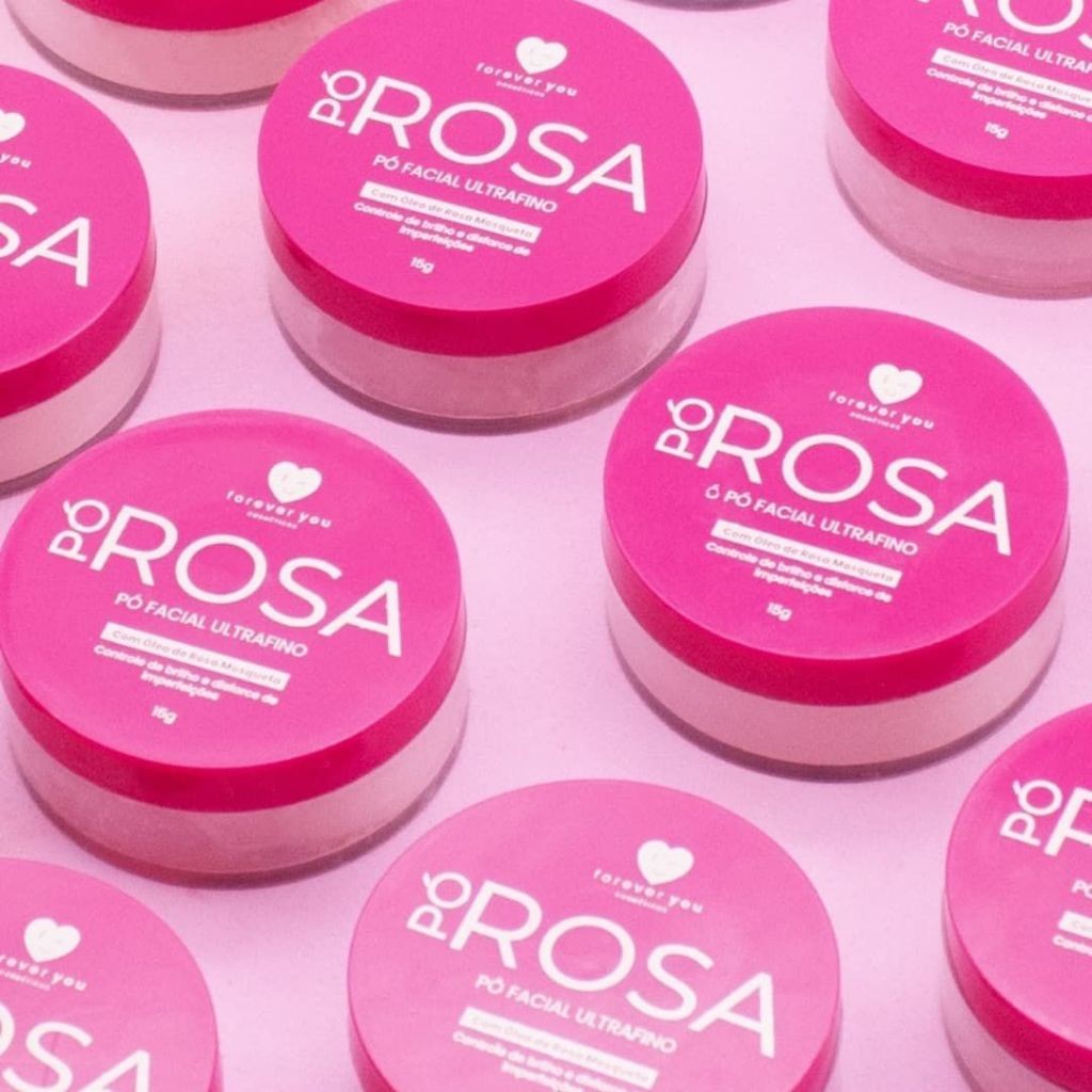 Pó Rosa Facial Ultrafino Forever You | Shopee Brasil