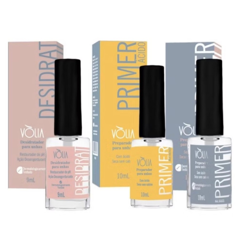 kit Volia Desidrat + Primer Acido + Primer Adesivador 3 unidades ...