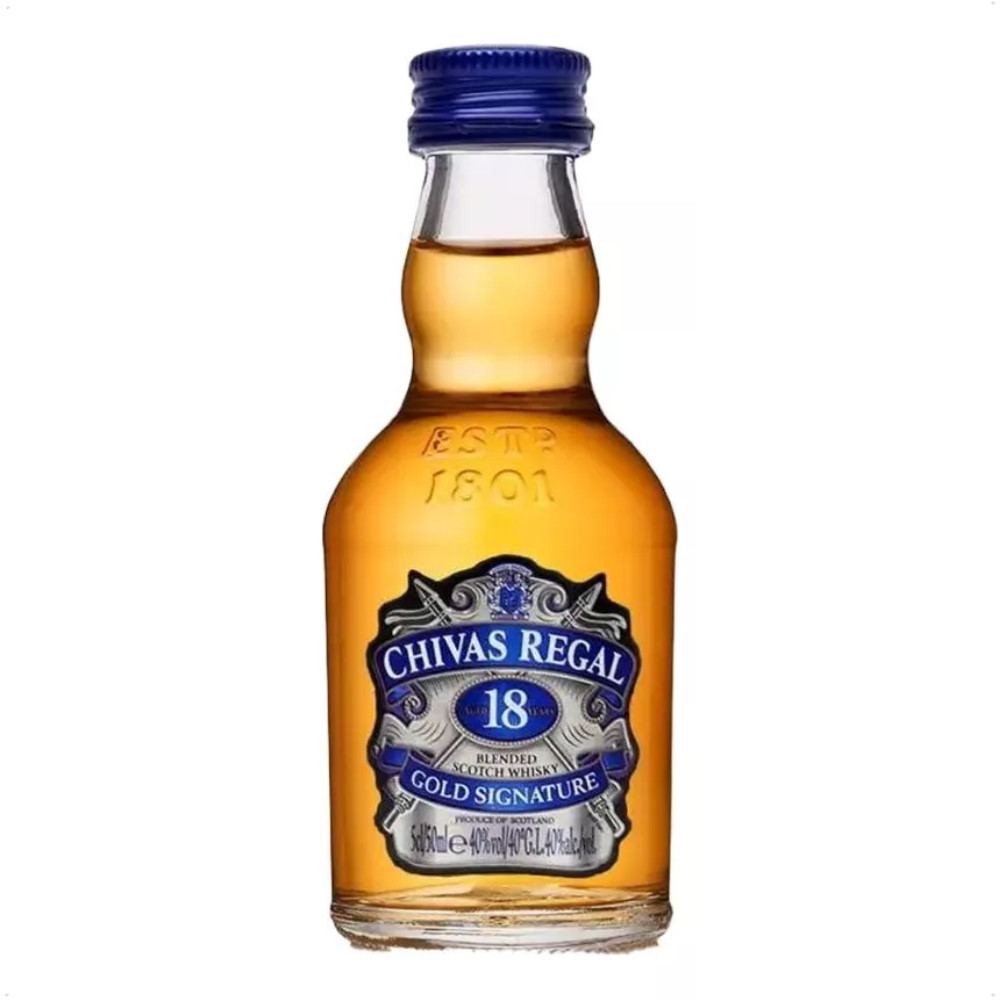 WHISKY CHIVAS REGAL 18 ANOS 50ML | Shopee Brasil