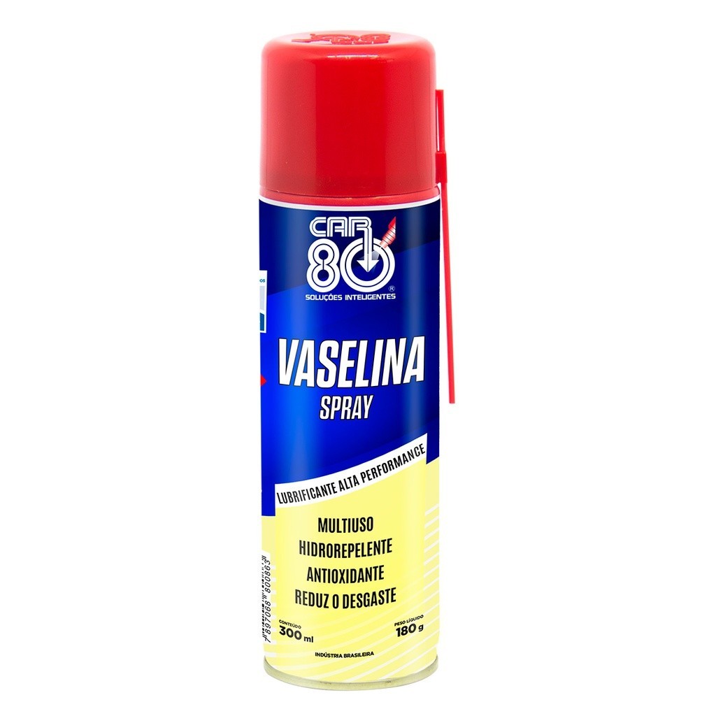 Vaselina Líquida Spray Em Aerossol Lubrificante Car80 300ml | Shopee Brasil