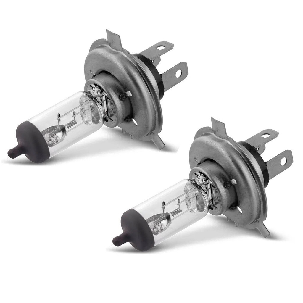 Par Lampada H4 Halogena Comum amarela 12v 60w 55w Modelo Original universal | Shopee Brasil