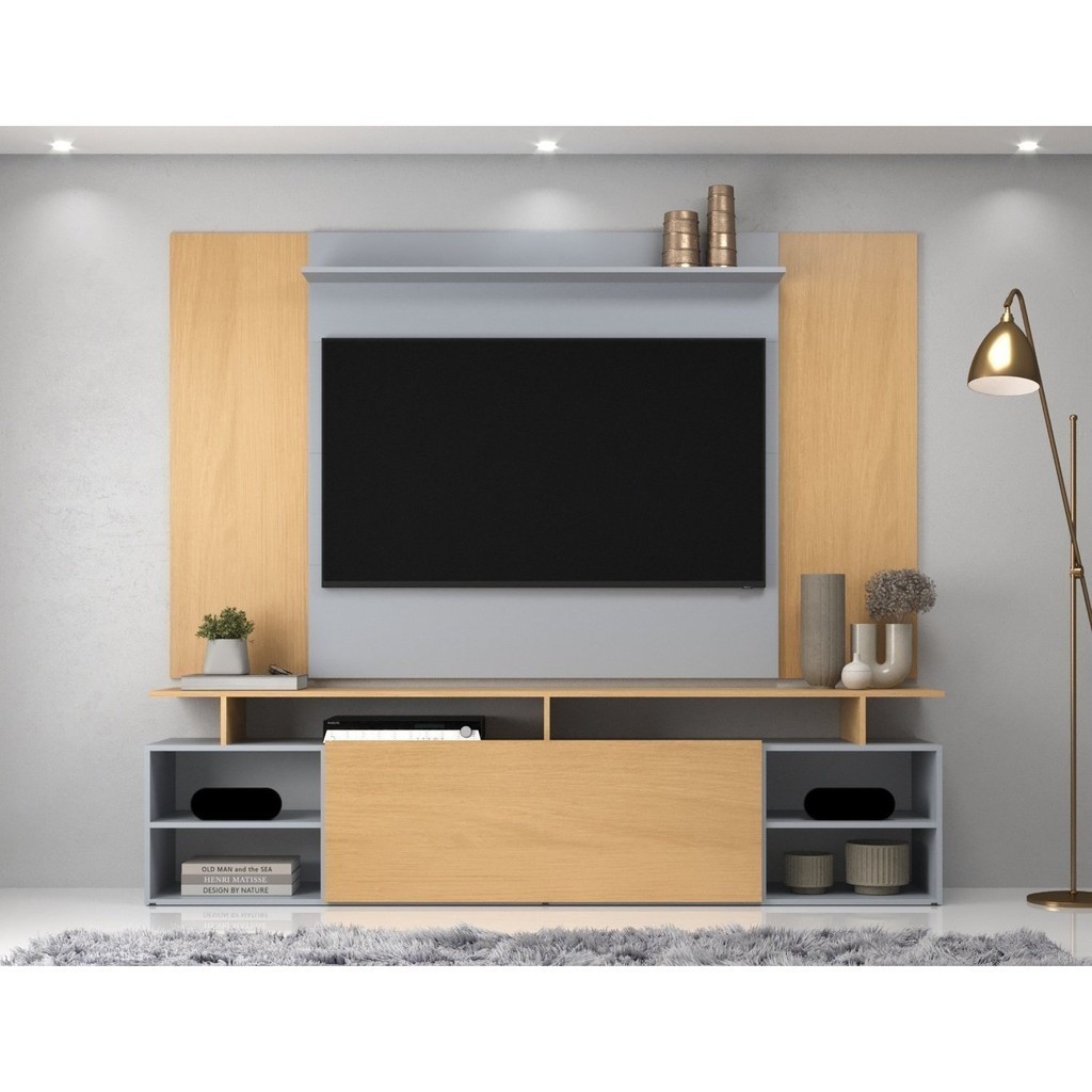 Rack com Painel Tv 75 Polegadas Roma | Shopee Brasil