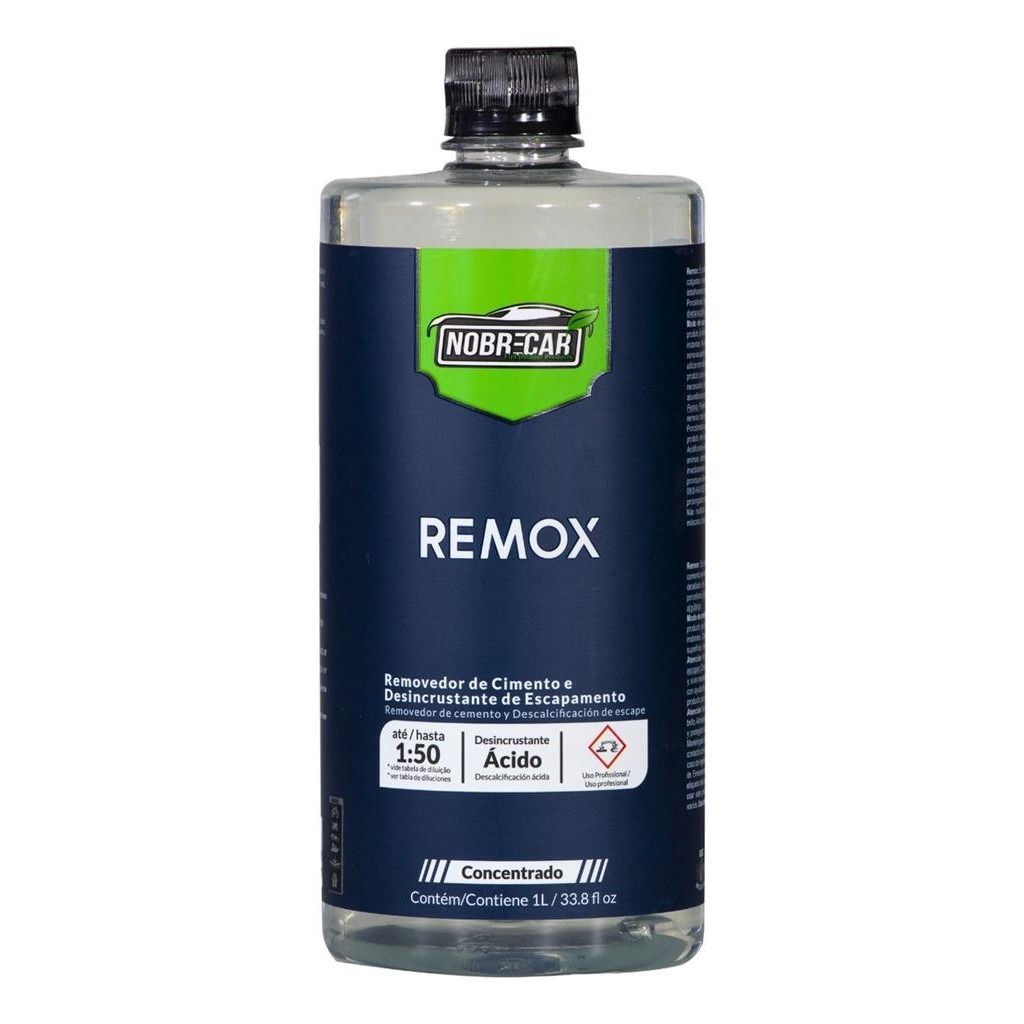 Remox Limpeza De Concreto Cimento Escapamento Nobrecar 1l | Shopee Brasil