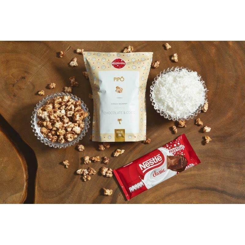 Pipó Pipoca Gourmet Sabor Prestígio | Shopee Brasil