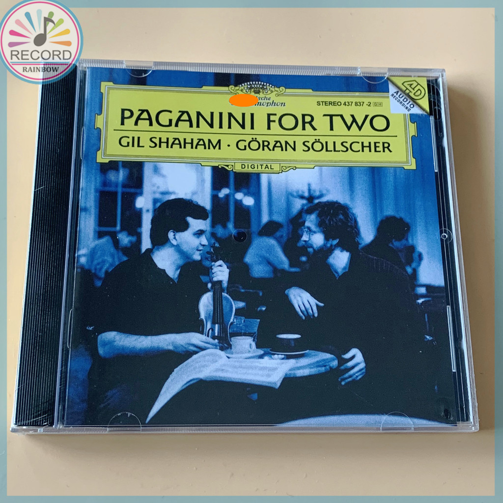 PAGANINI FOR TWO GIL SHAHAM.GORAN SOLLSCHER DIGITAL Original CD ...