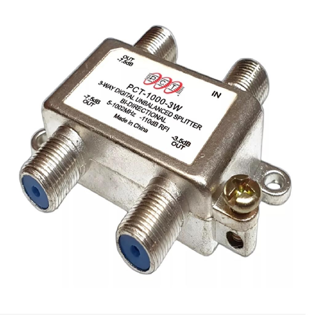 DIVISOR DE ANTENA 1X3 BLINDADO 1 GB 5-1002MHZ 3WB KIT 5 PÇS | Shopee Brasil