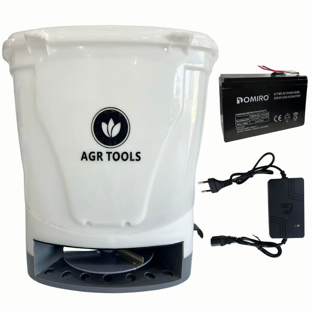 Adubadeira e Semeadora Costal à Bateria 25 Litros - AGR TOOLS | Shopee ...