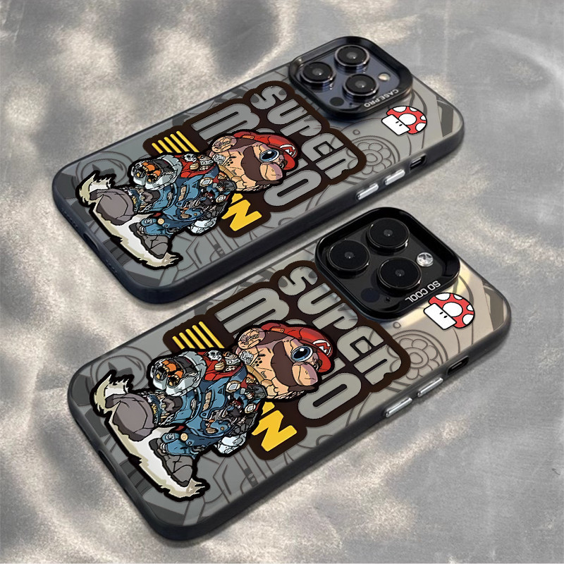 Anti-impacto Capinha capa Mario para Samsung A03 15 30 32 52 54 71 M11 ...
