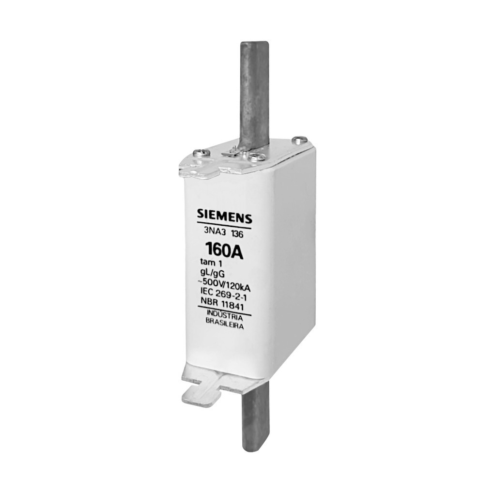 FUSIVEL RÁPIDO SIEMENS 3NA3 136 160A 500V | Shopee Brasil