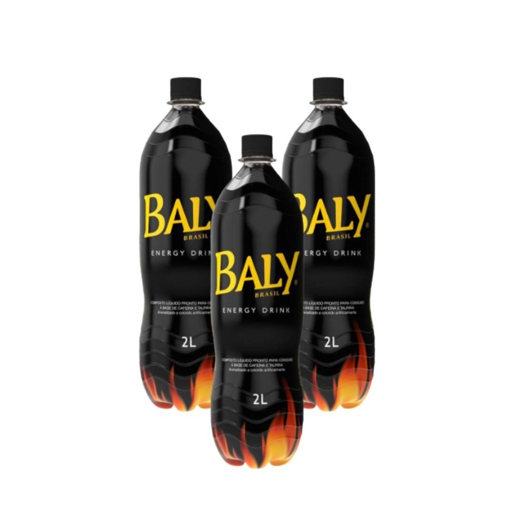 Energético Baly Tradicional Pack 3unx2L | Shopee Brasil