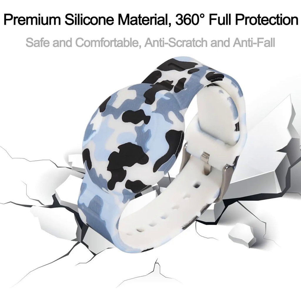 Pulseira AirTag impermeável para Crianças, Pulseira Impressa Oculta ...