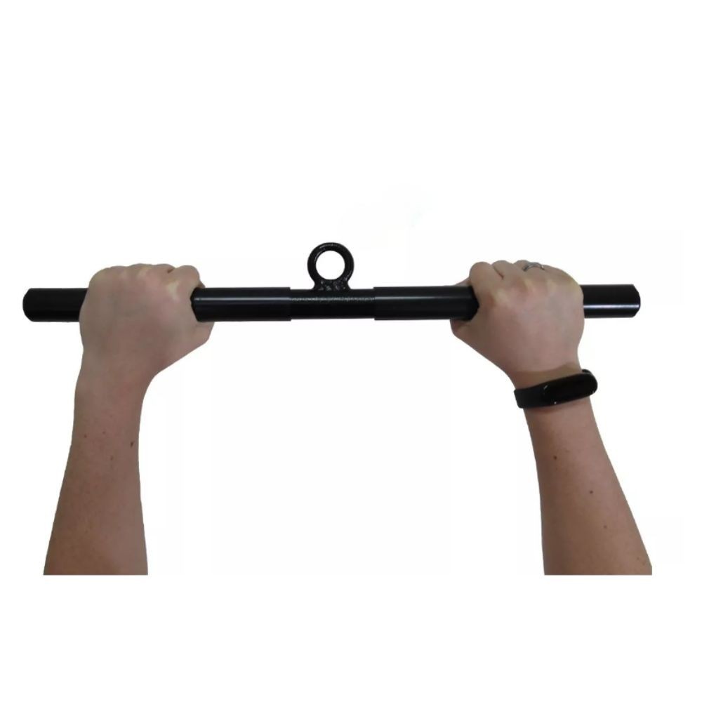 Barra Reta Puxador Cross Over Triceps Biceps Academia 50 Cm | Shopee Brasil